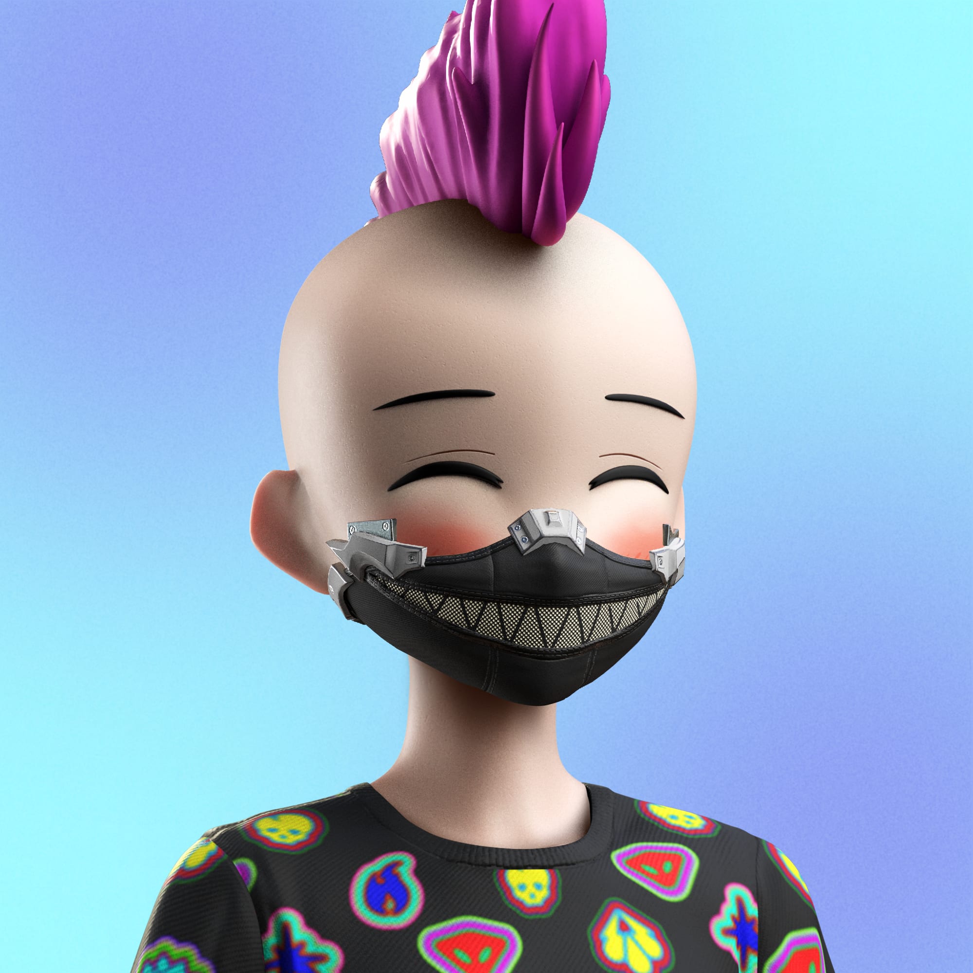 CloneX #1321 - CLONE X - X TAKASHI MURAKAMI | LooksRare