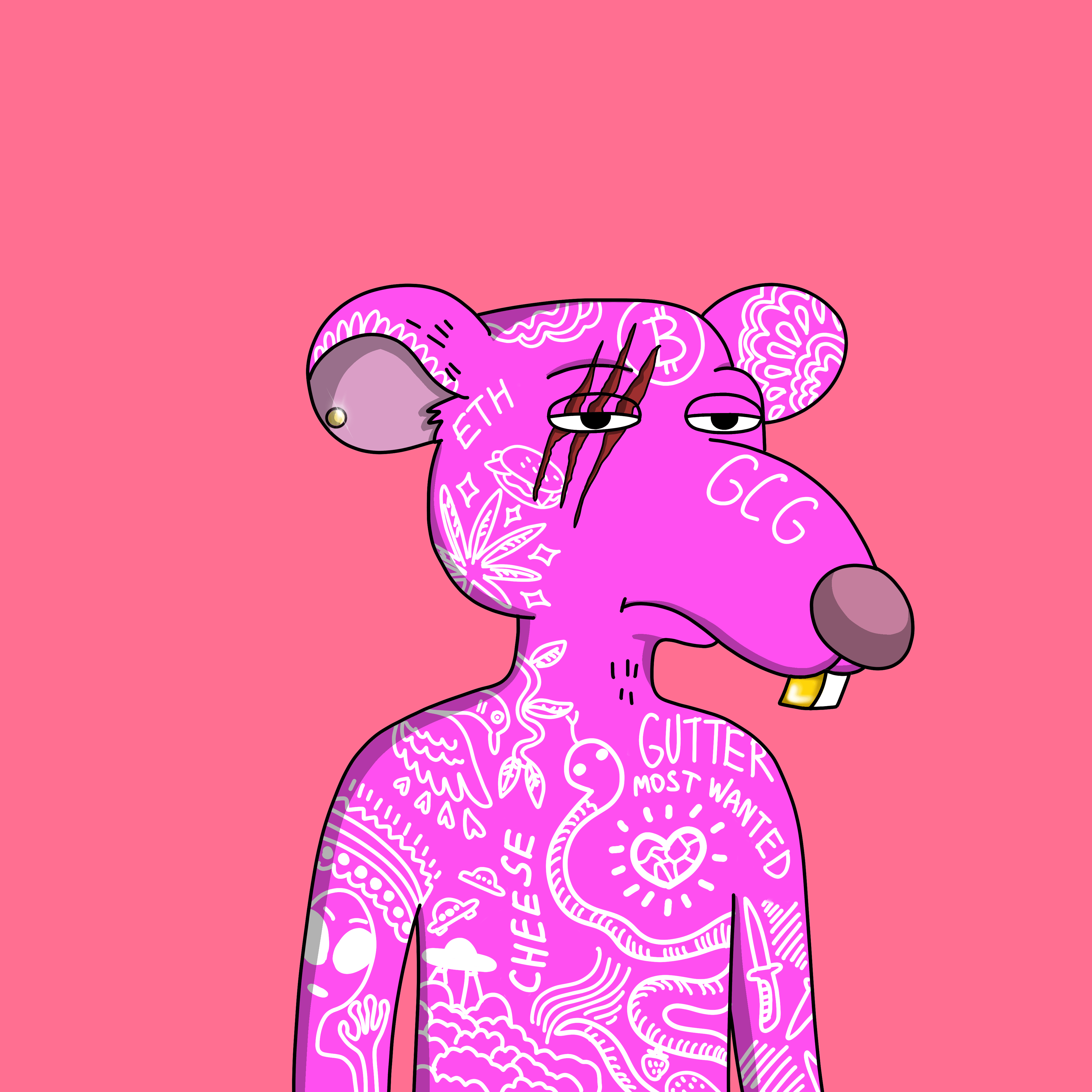 Gutter Rat #1657 - Gutter Rats | LooksRare